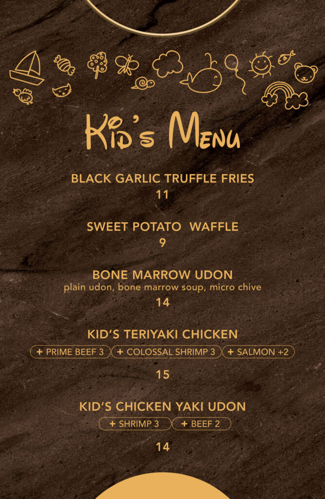 Kids & Dessert – Hiramasa Japanese Restaurant